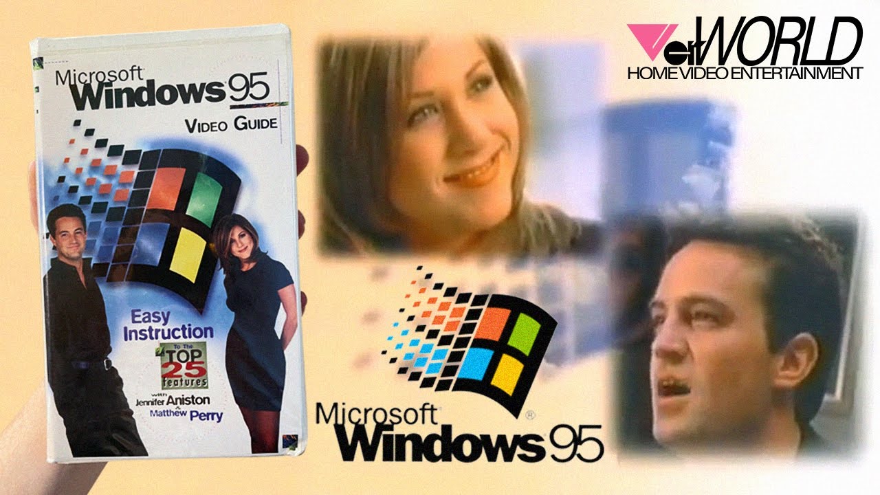 Microsoft Windows 95 Video Guide with Jennifer Aniston & Matthew Perry ...