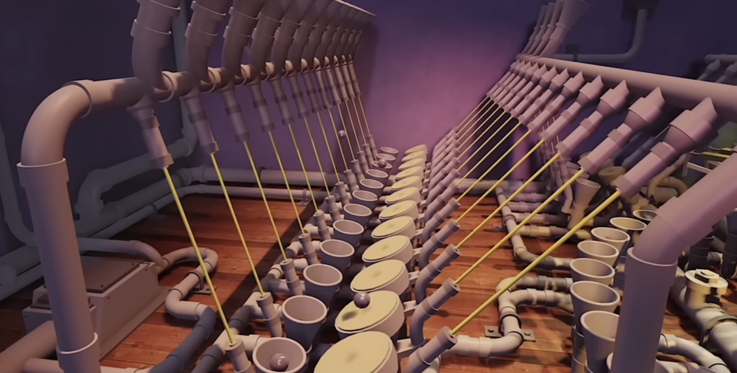 Animusic des Super Mario Underground Themes – Das Kraftfuttermischwerk