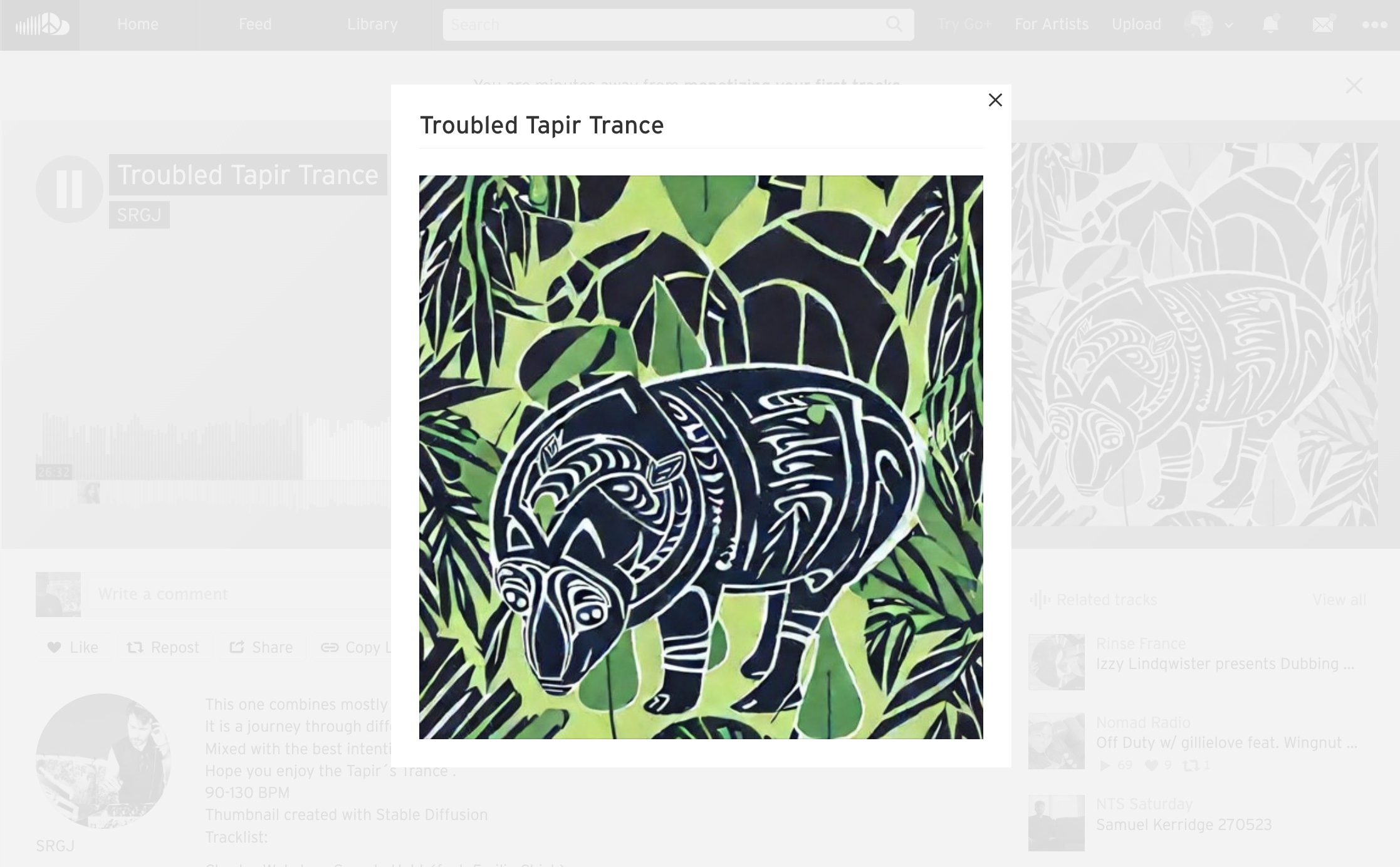 Mix: SRGJ – Troubled Tapir Trance – Das Kraftfuttermischwerk