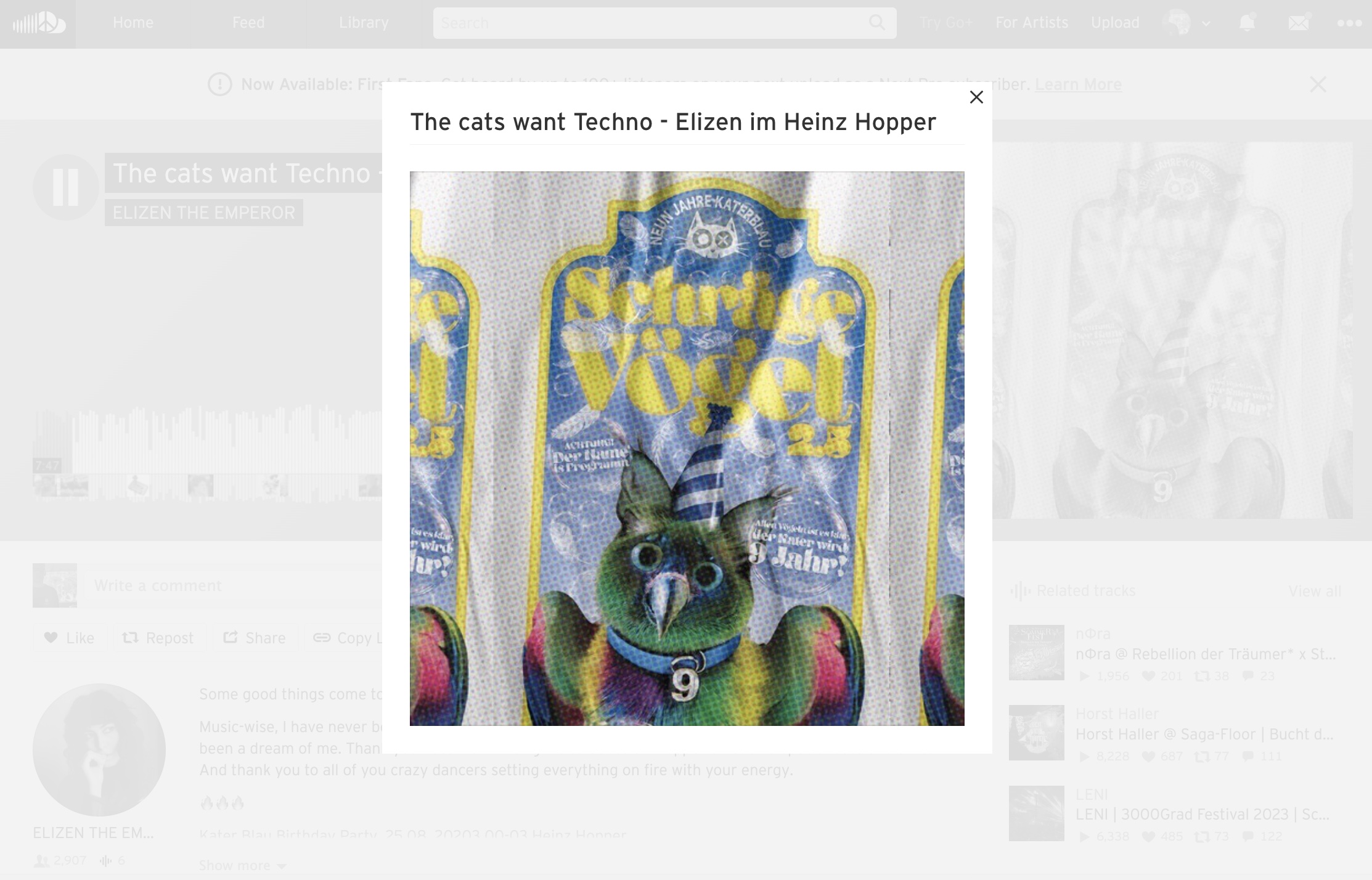 Mix: Elizen the Emperor – The cats want Techno – Das Kraftfuttermischwerk