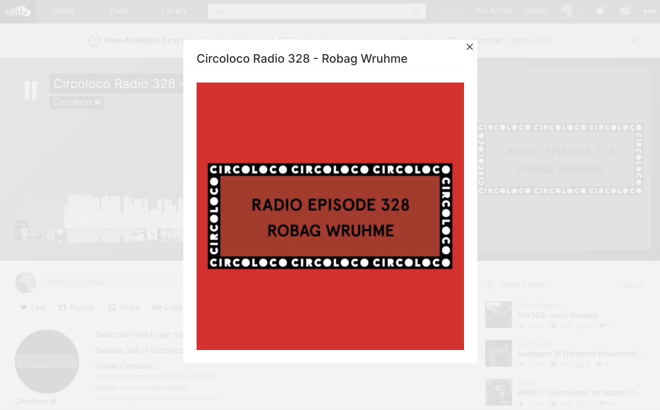 Circoloco Radio 328 – Robag Wruhme – Das Kraftfuttermischwerk