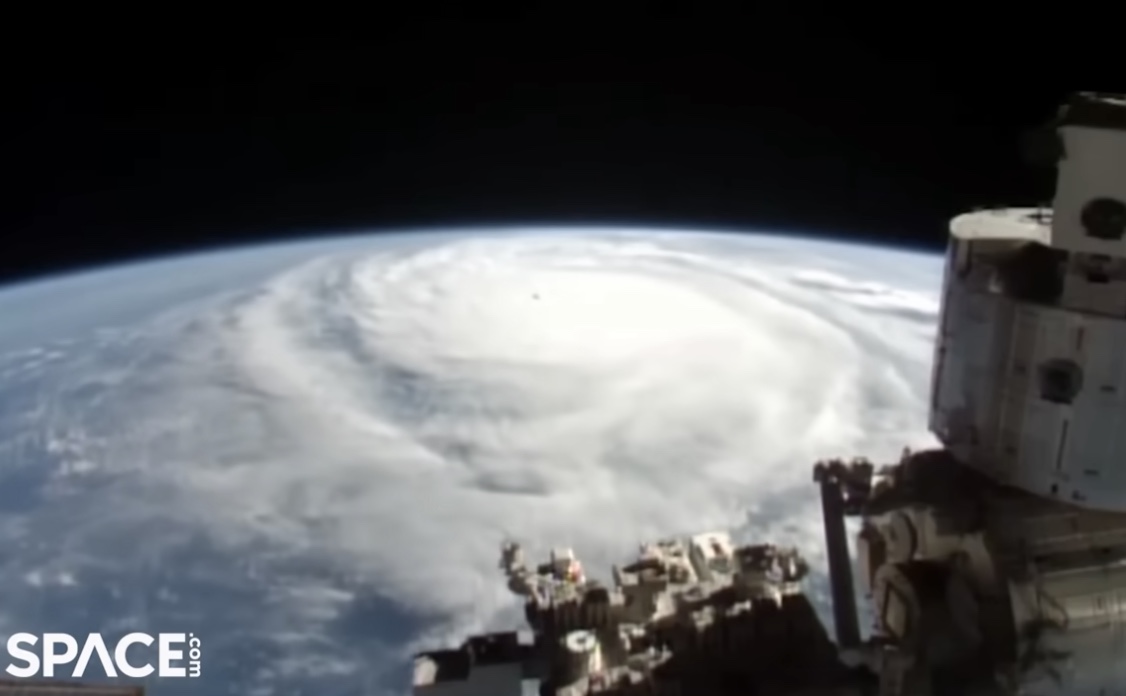 Zeitrafferaufnahmen des Hurrikans Milton aus Sicht der ISS – Das ...