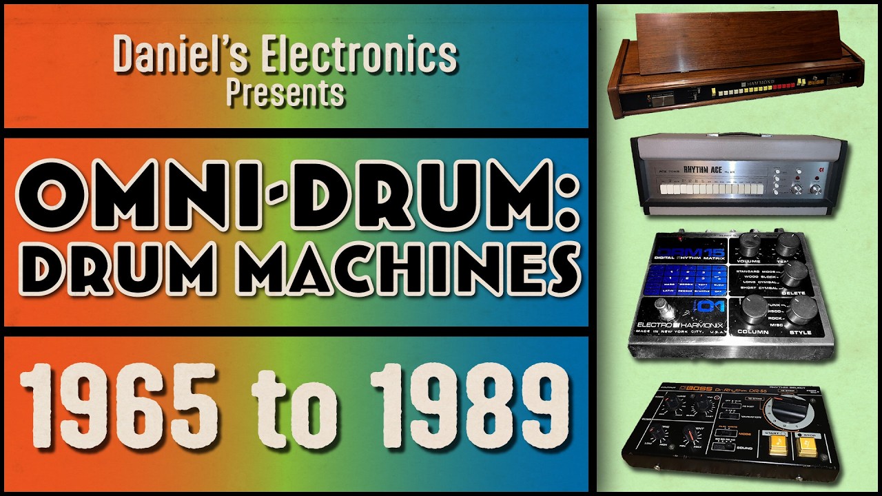 Drum Machines 1965 to 1989 – An Audio Journey – Das Kraftfuttermischwerk