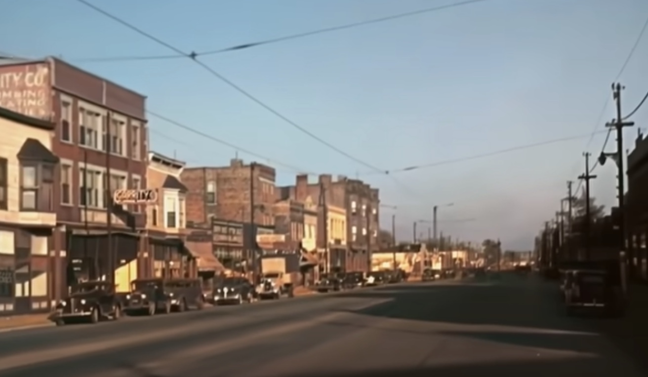 Chicago 1930s in Color, Rare Glimpse in Depression-Era [60fps ...